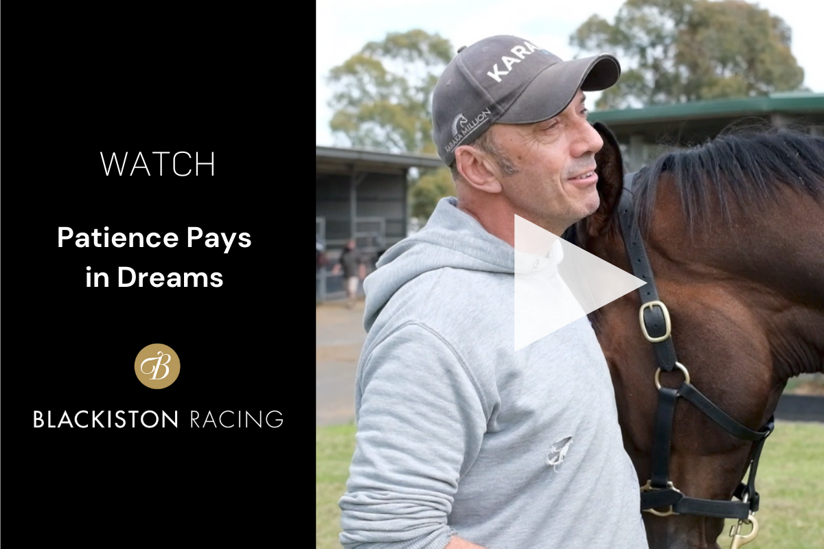 WATCH: Patience Pays in Dreams - Blackiston Racing